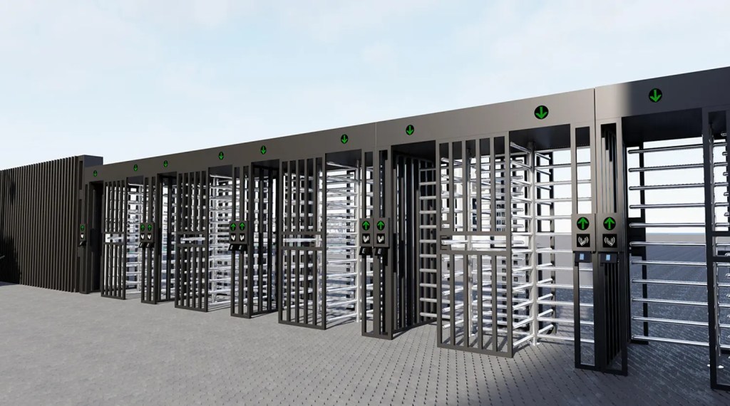 Full Height Turnstiles | RS Security Pedestrian Access Control Solutions